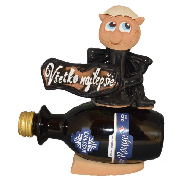 Keramická postava - Čert - Všetko najlepšie | Darčeky u Katky